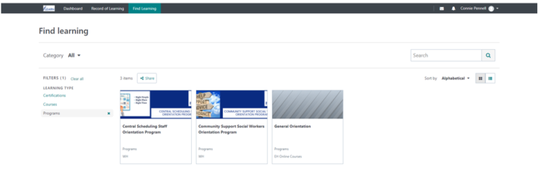 Finding Learning – LEARN Support
